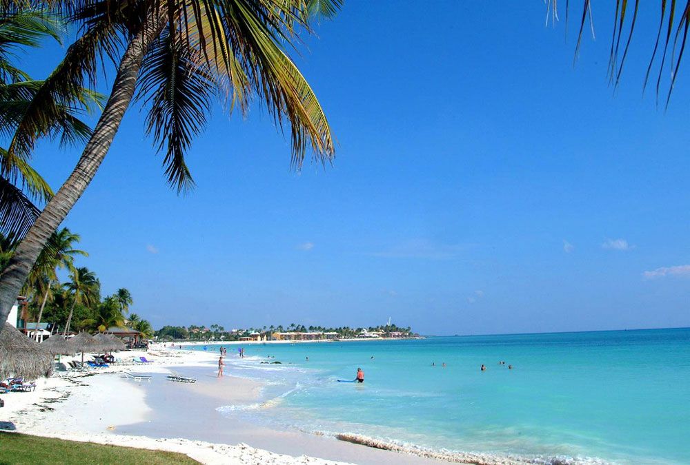 Um mergulho no mar de Aruba
